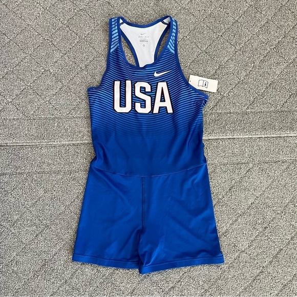 Nike | Pants & Jumpsuits | Nike Olympic Rio Usa Player Issue Singlet ...